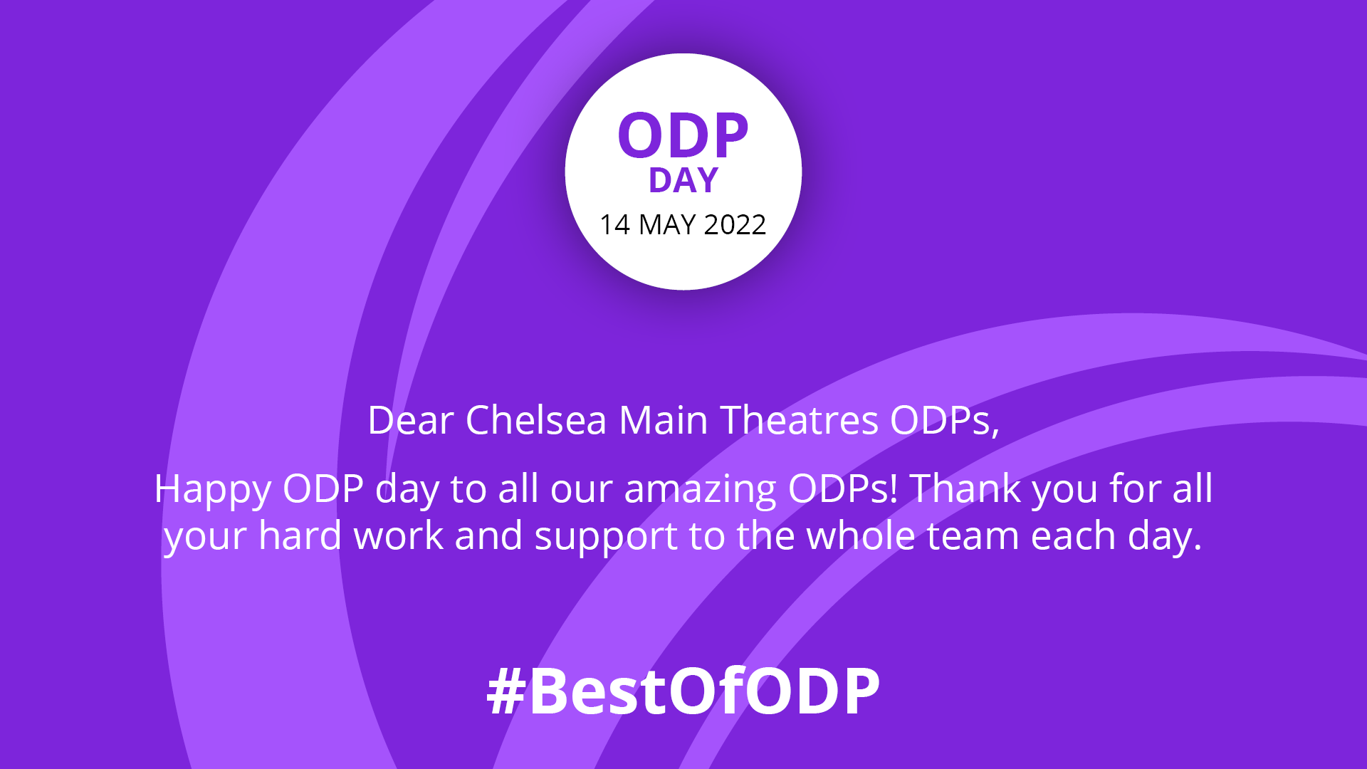 Big shout-out for our midwives, nurses and ODPs — Chelsea and ...