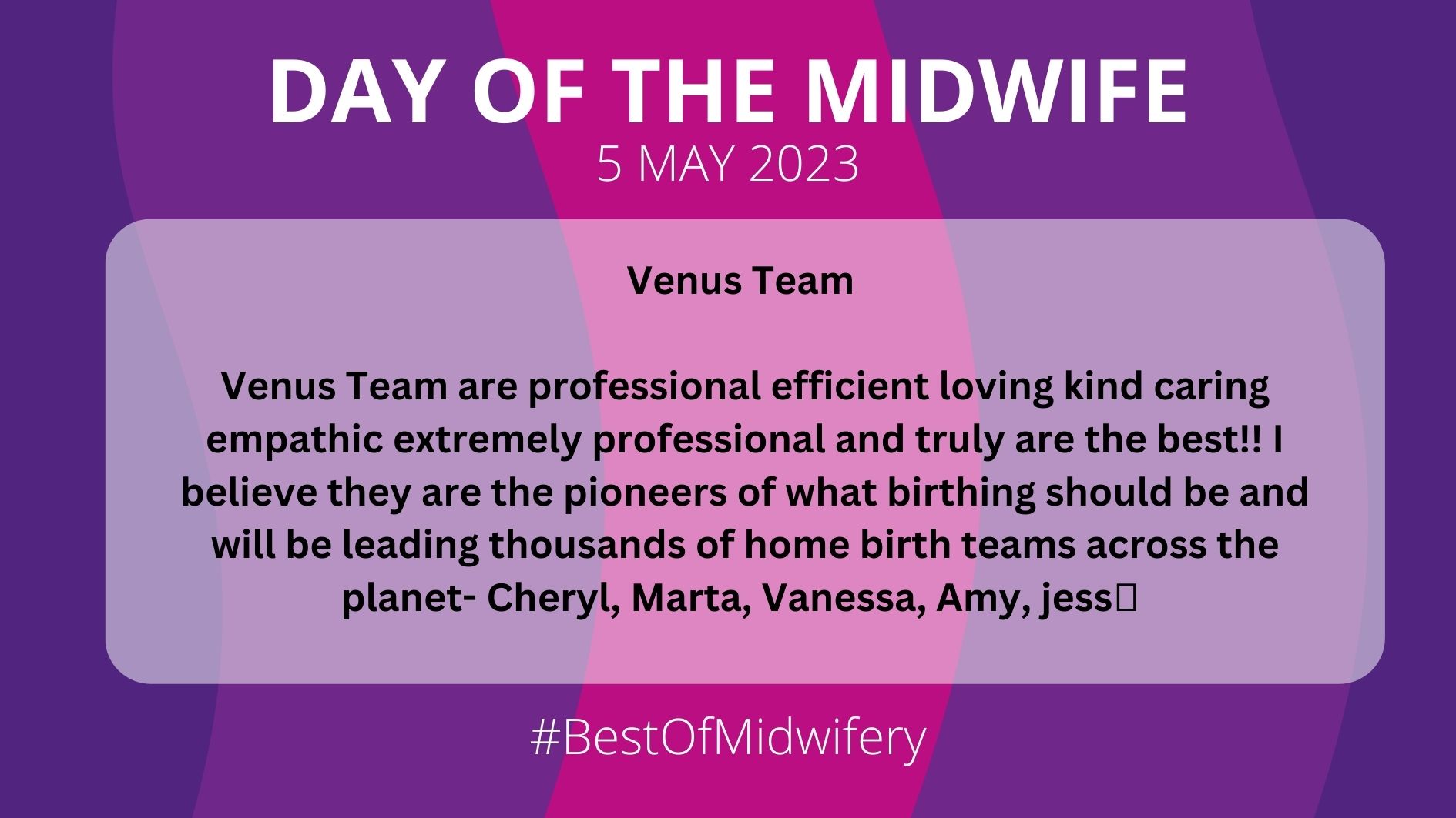 Big shout-out for our midwives, nurses and ODPs — Chelsea and Westminster Hospital NHS ...