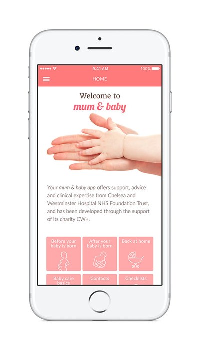 New Mum & Baby app launched — Chelsea and Westminster Hospital NHS ...