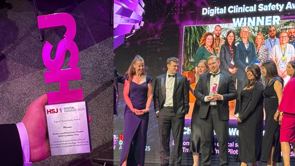 Trust celebrates success at the HSJ Digital Awards — Chelsea and ...