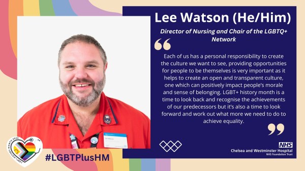 LGBTQ+ History Month — Chelsea and Westminster Hospital NHS Foundation ...