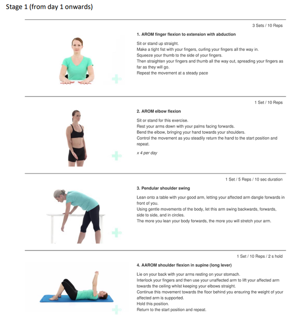 Aarom Shoulder Exercises In Supine